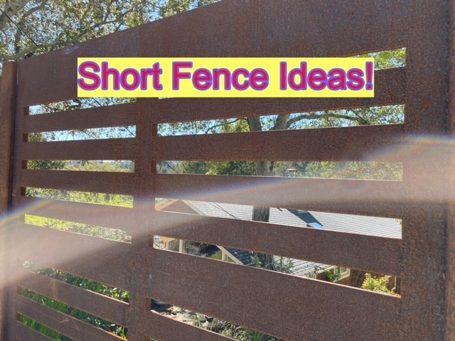 Short Fence Ideas for Privacy, Community or Boundary! - Passionate ...